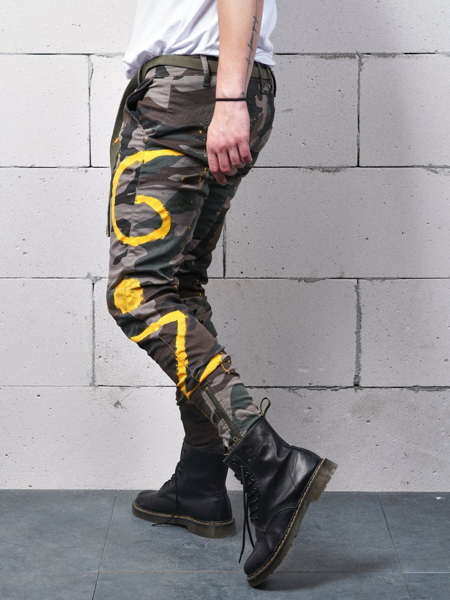 Camouflage Jeans - Kongos | Streetwear jeans for men