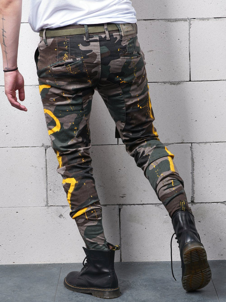Camouflage Jeans - Kongos | Streetwear jeans for men