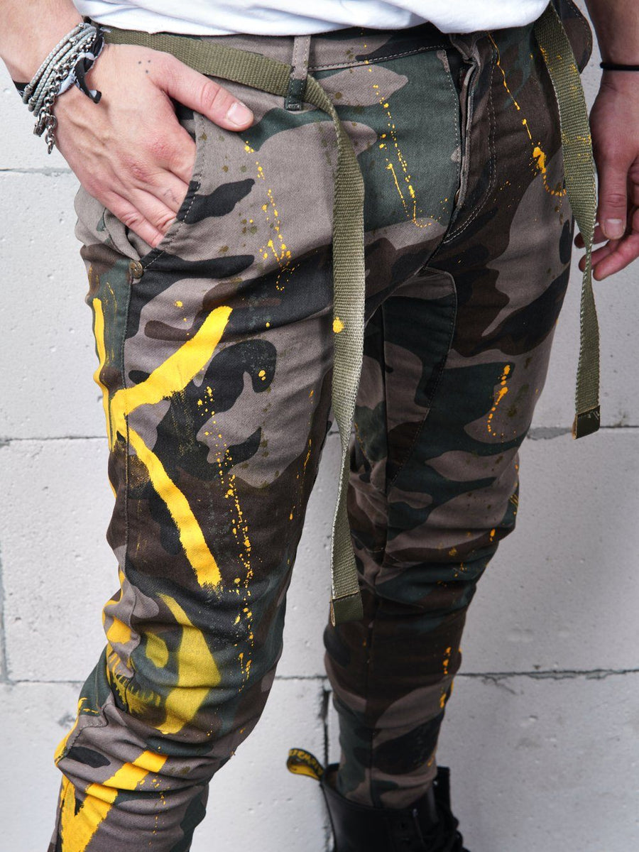 Camouflage Jeans - Kongos | Streetwear jeans for men