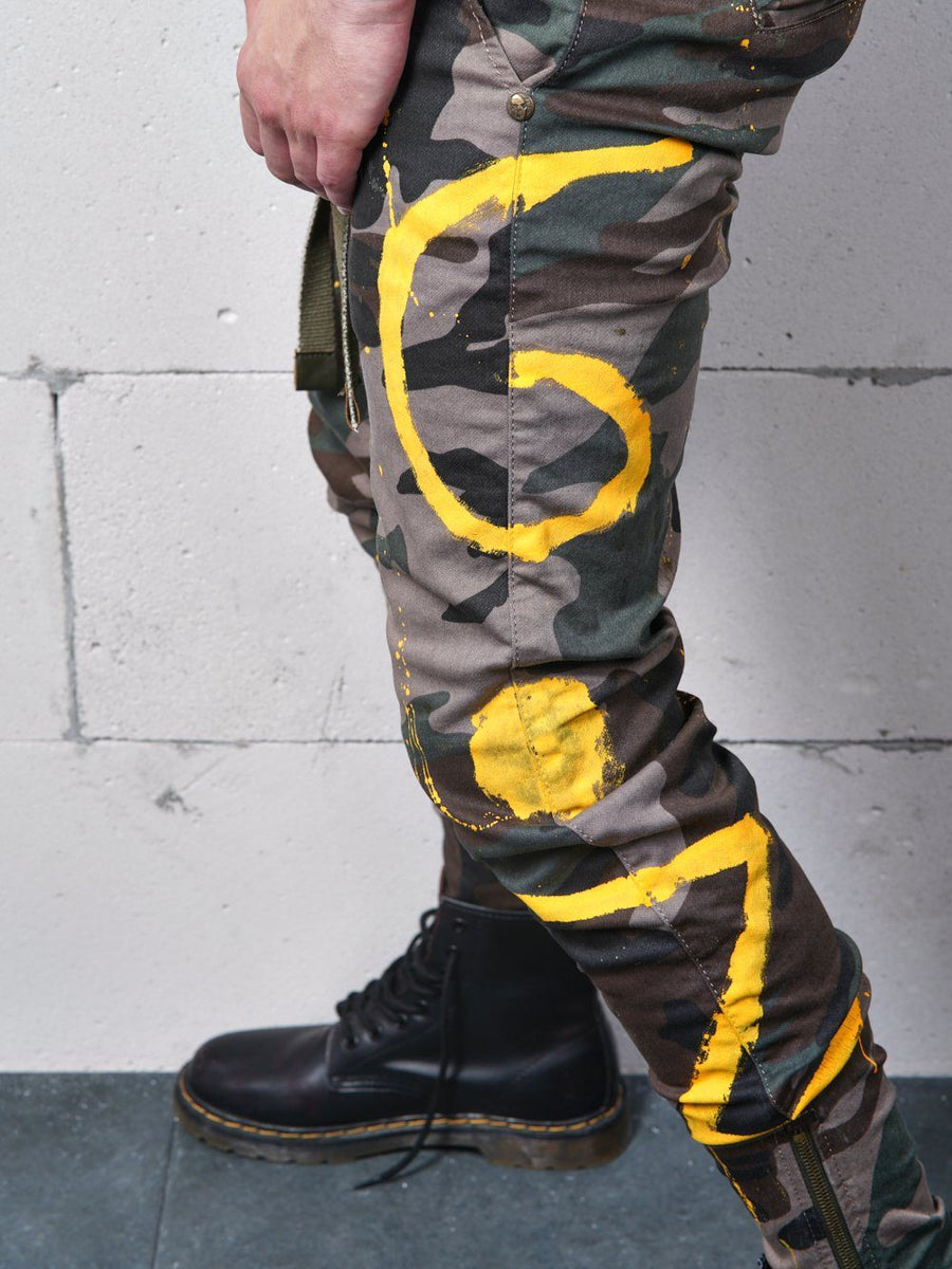Camouflage Jeans - Kongos | Streetwear jeans for men