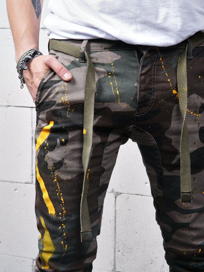Camouflage Jeans - Kongos | Streetwear jeans for men